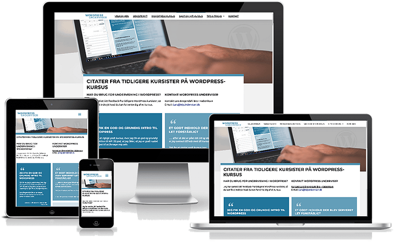 WORDPRESS HJEMMESIDE DESIGN | HJEMMESIDER | WEBDESIGN